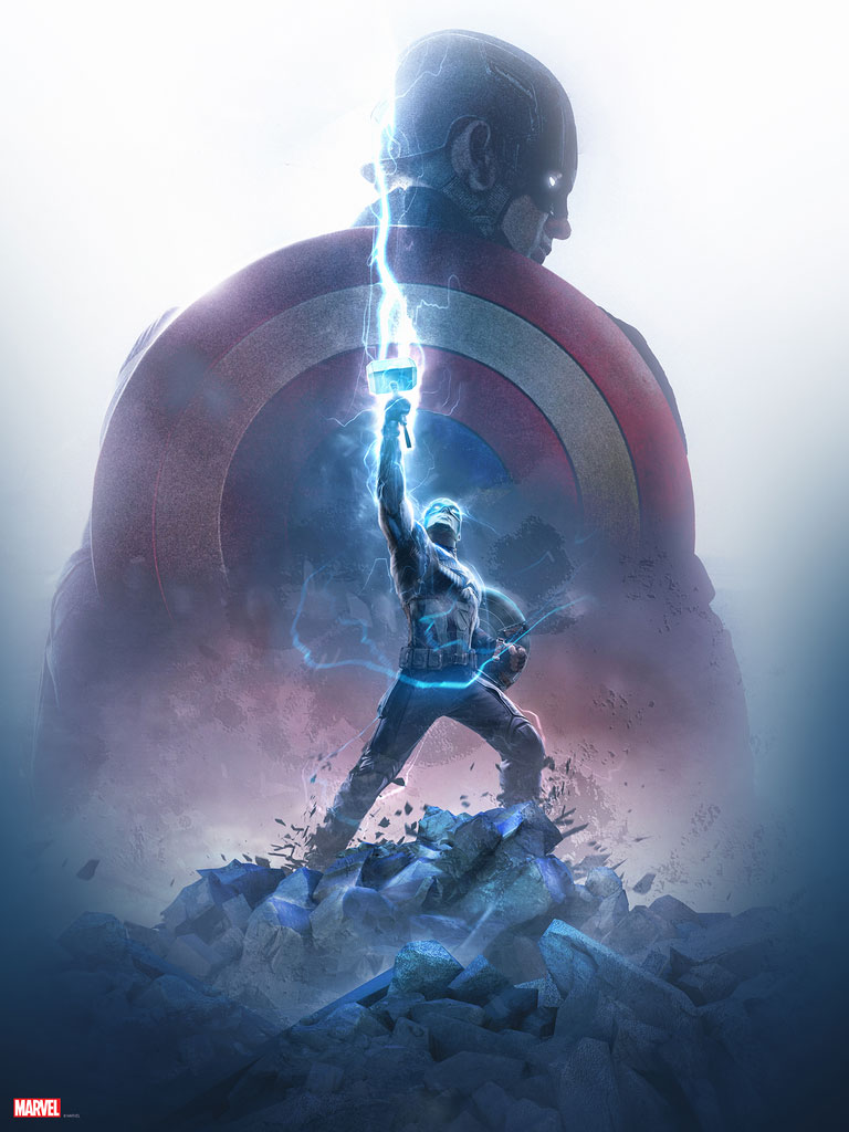 Ironman and Captain America by Bosslogic - Poster Pirate