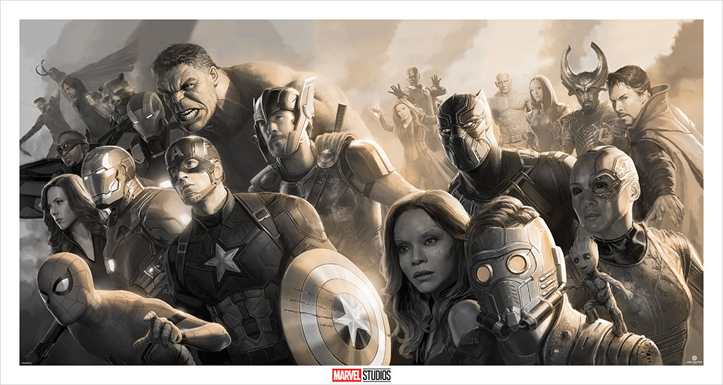 The Road to Infinity War Timed Edition Art Collaboration - Poster Pirate