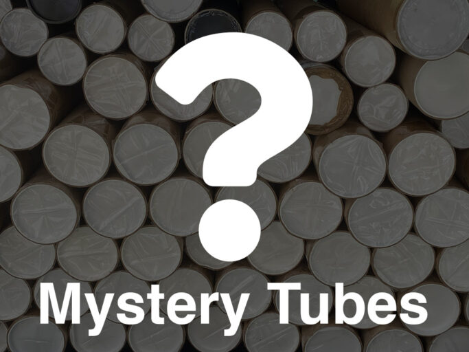 Mystery Tubes from Bottleneck Gallery - Poster Pirate
