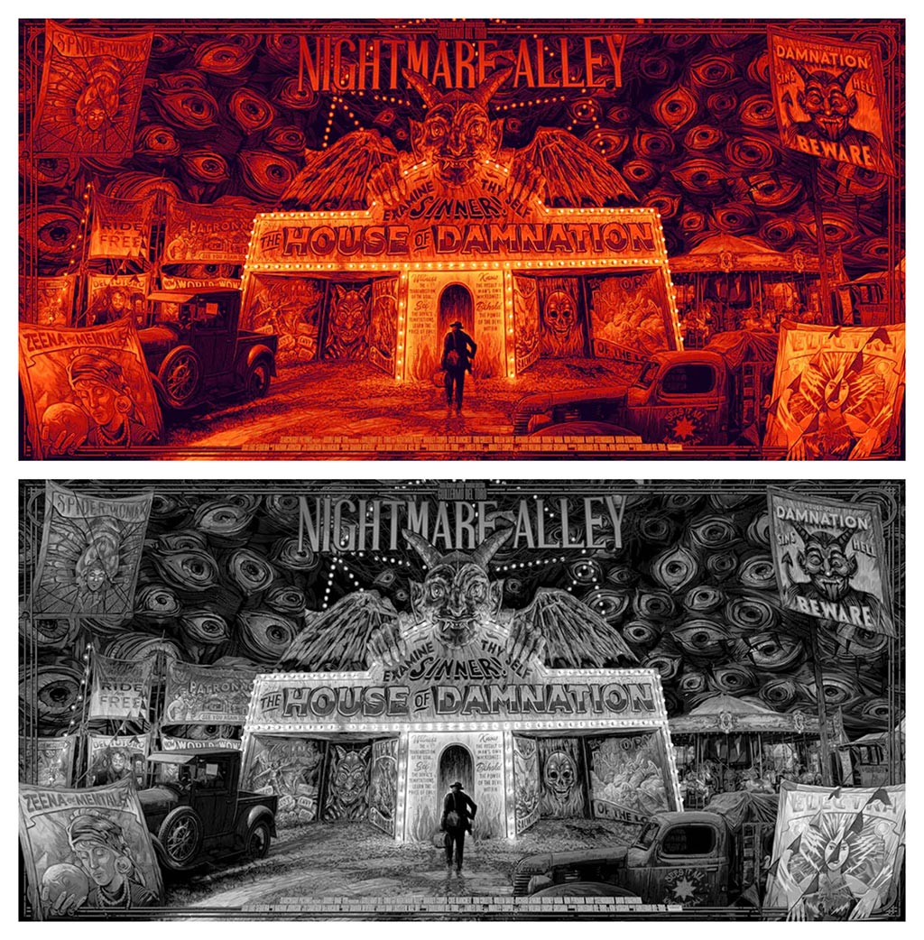 Nightmare Alley by Daniel Danger - Poster Pirate
