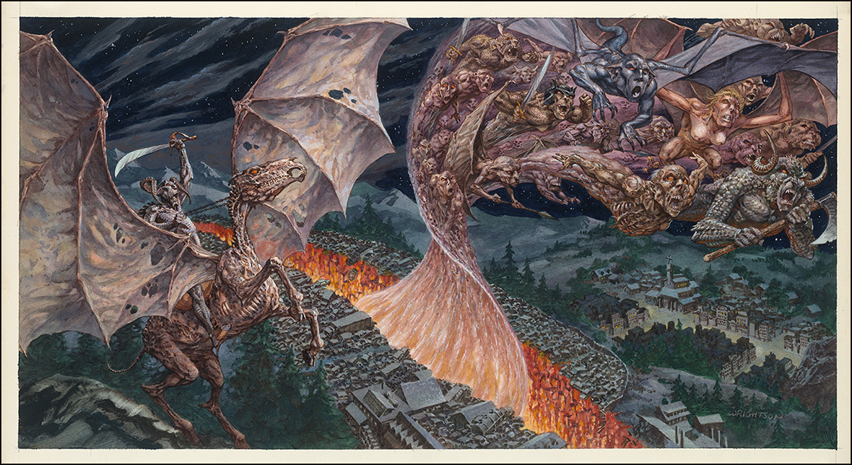 Wickedness in the Heavenly Places by Bernie Wrightson - Poster Pirate