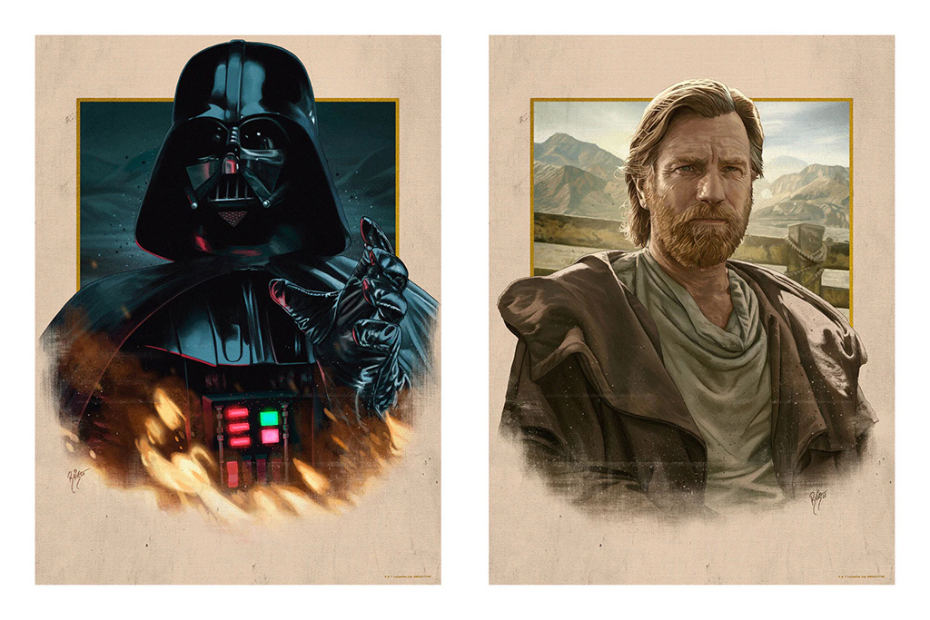 Vader & Ben by Juan Burgos - Poster Pirate