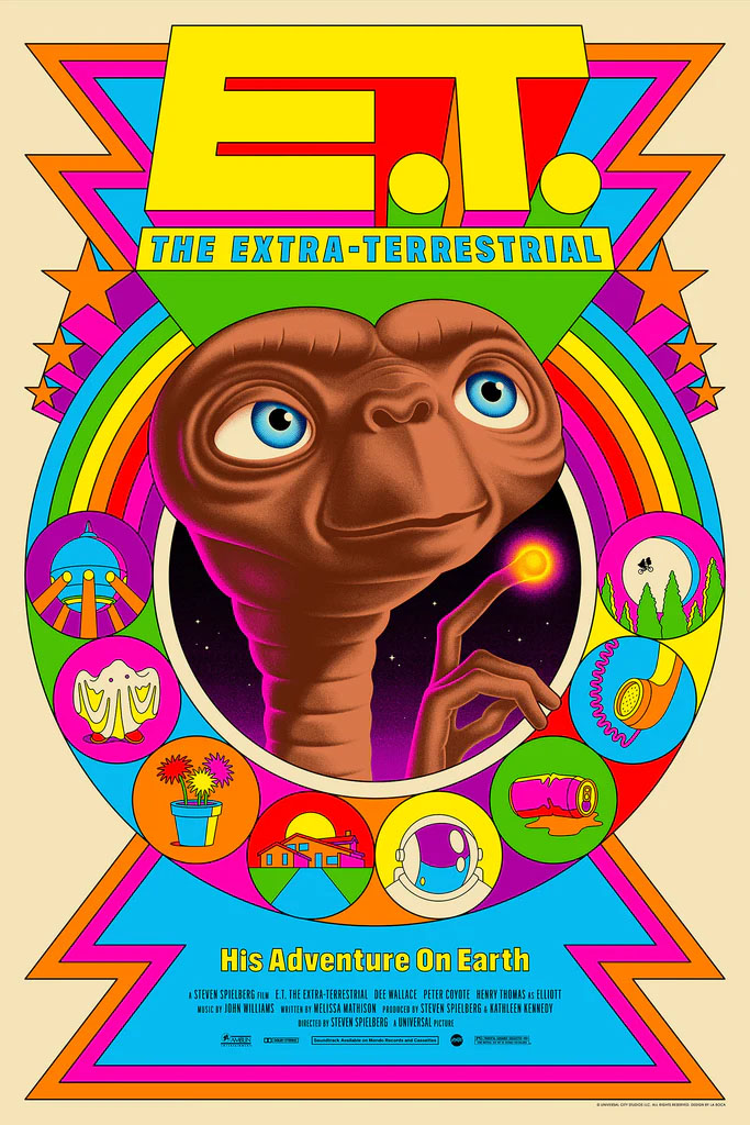 E.T. the Extra-Terrestrial by La Boca & Anne Benjamin - Poster Pirate